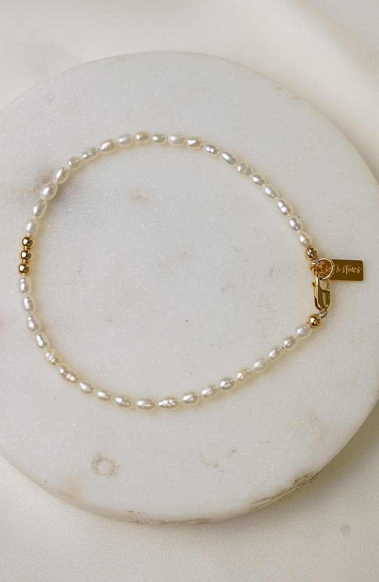 Set & Stones Natasha Genuine Pearl Bracelet | Nordstrom