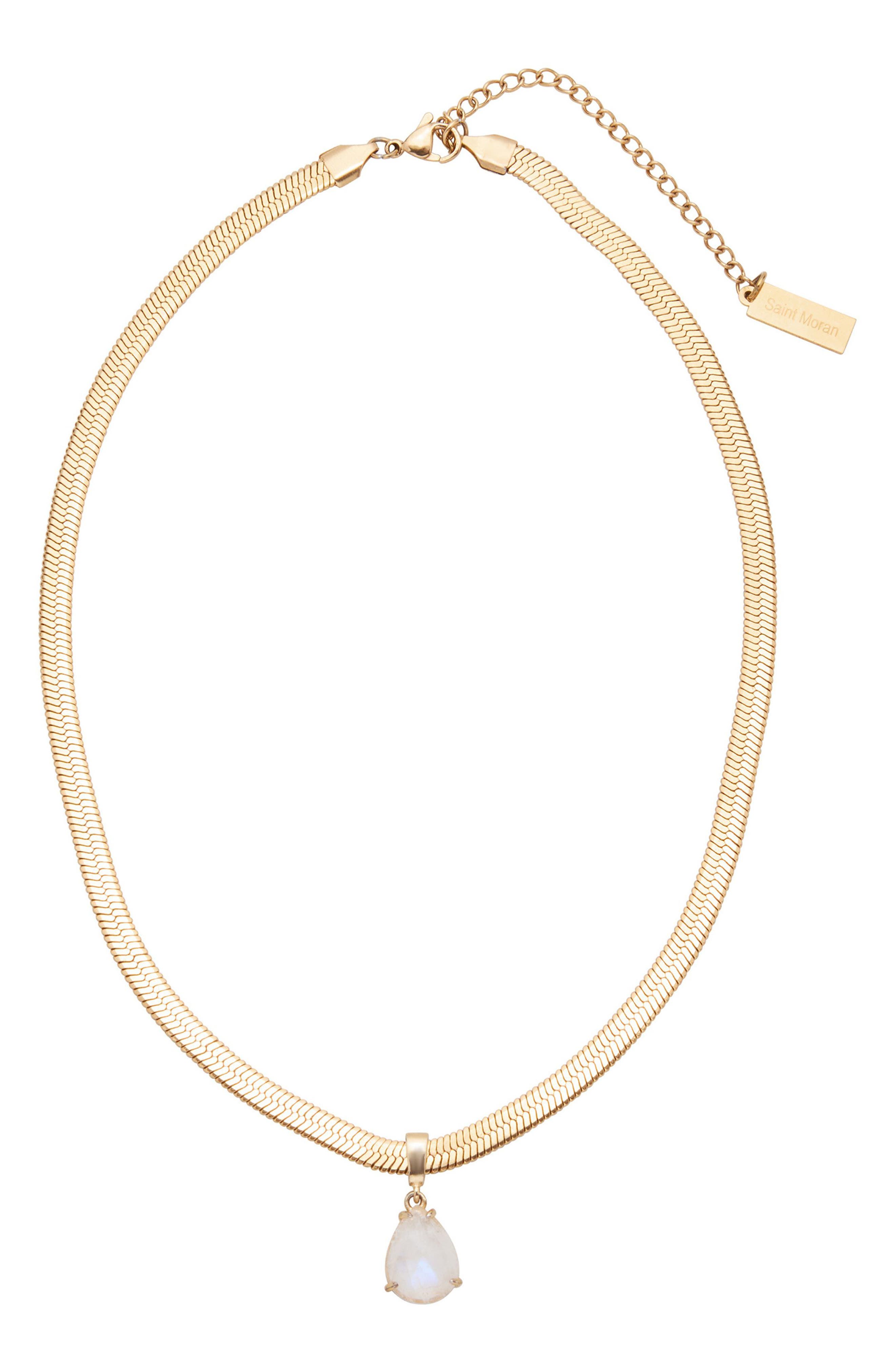 st. Moran Wren Moonstone Pendant Necklace | Nordstromrack