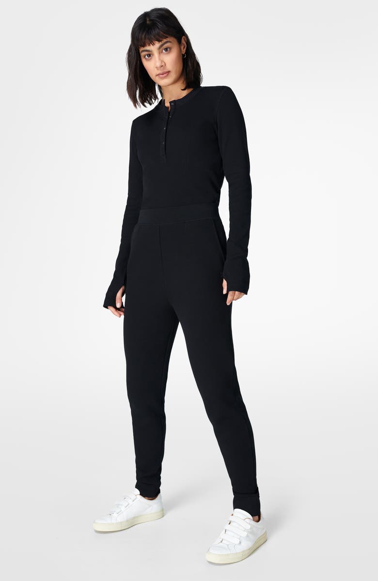 Sweaty Betty Laid Back Stretch Organic Cotton Thermal Joggers ...