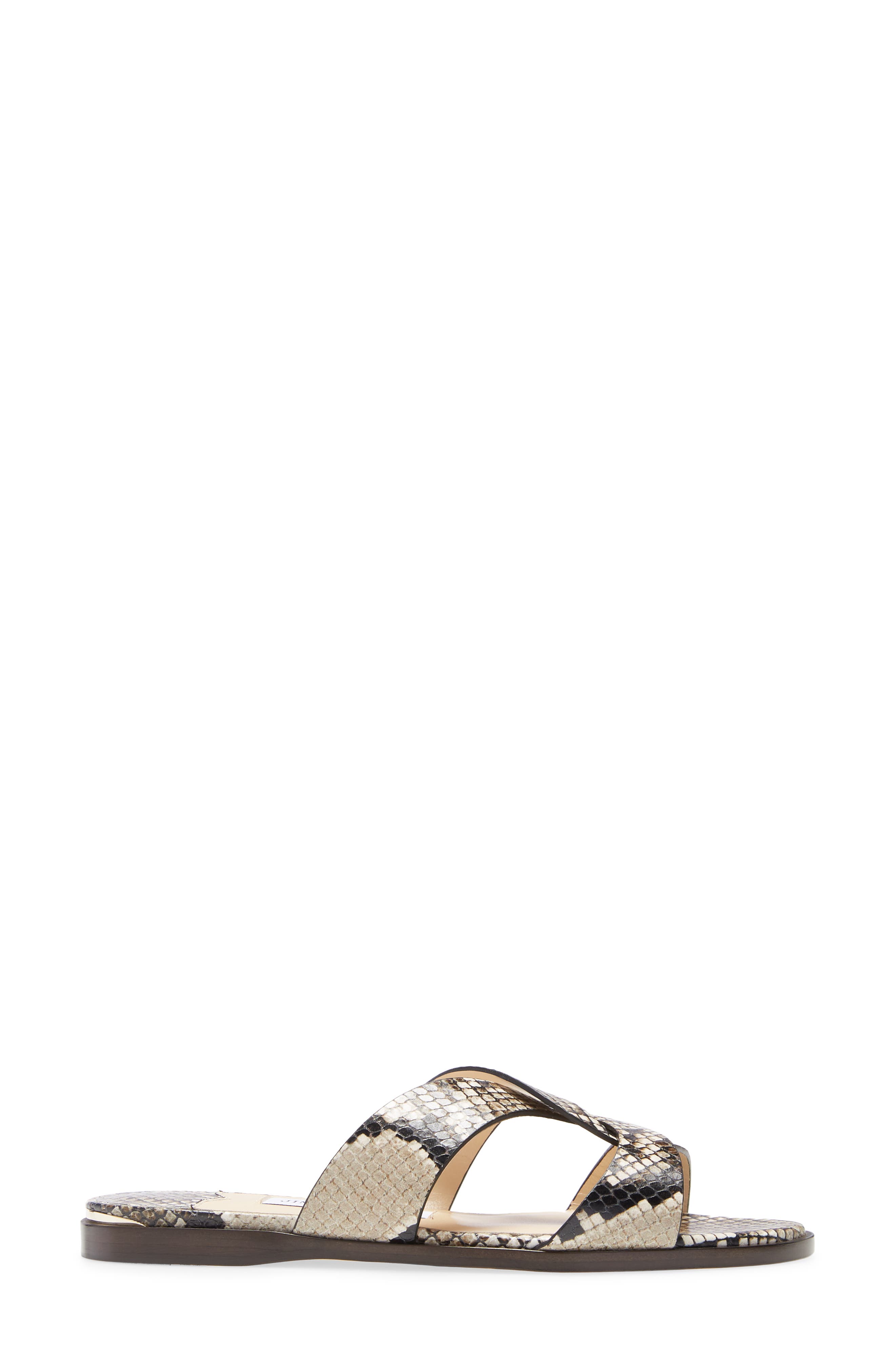 Jimmy Choo Atia Snake Printed Slide Sandal (Women) | Nordstromrack
