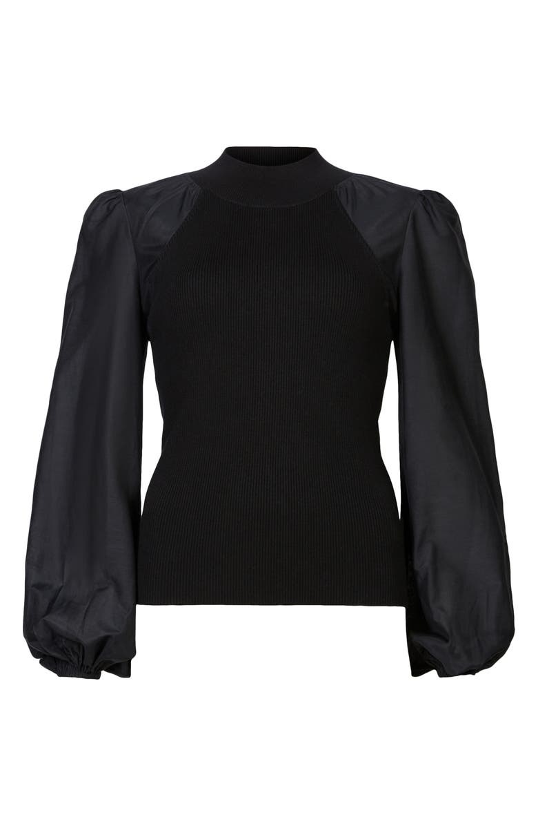 AllSaints Cleo Balloon Sleeve Top | Nordstrom