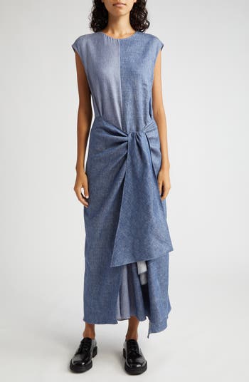 PARTOW Gia Two Tone Chambray Dress | Nordstrom