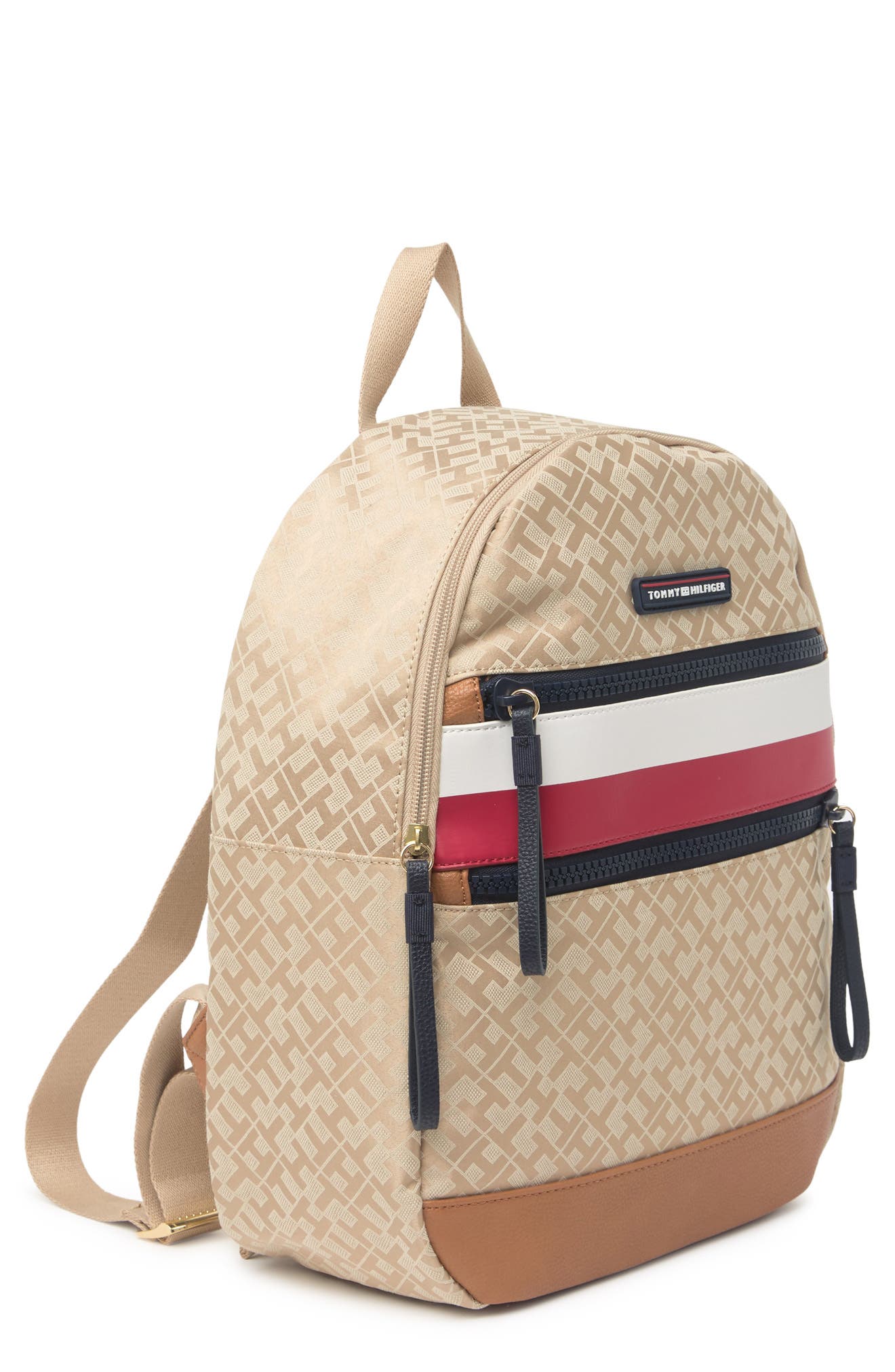Tommy Hilfiger Drea II Geometric Logo Print Medium Backpack | Nordstromrack