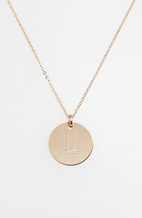 Nordstrom rack letter necklace store