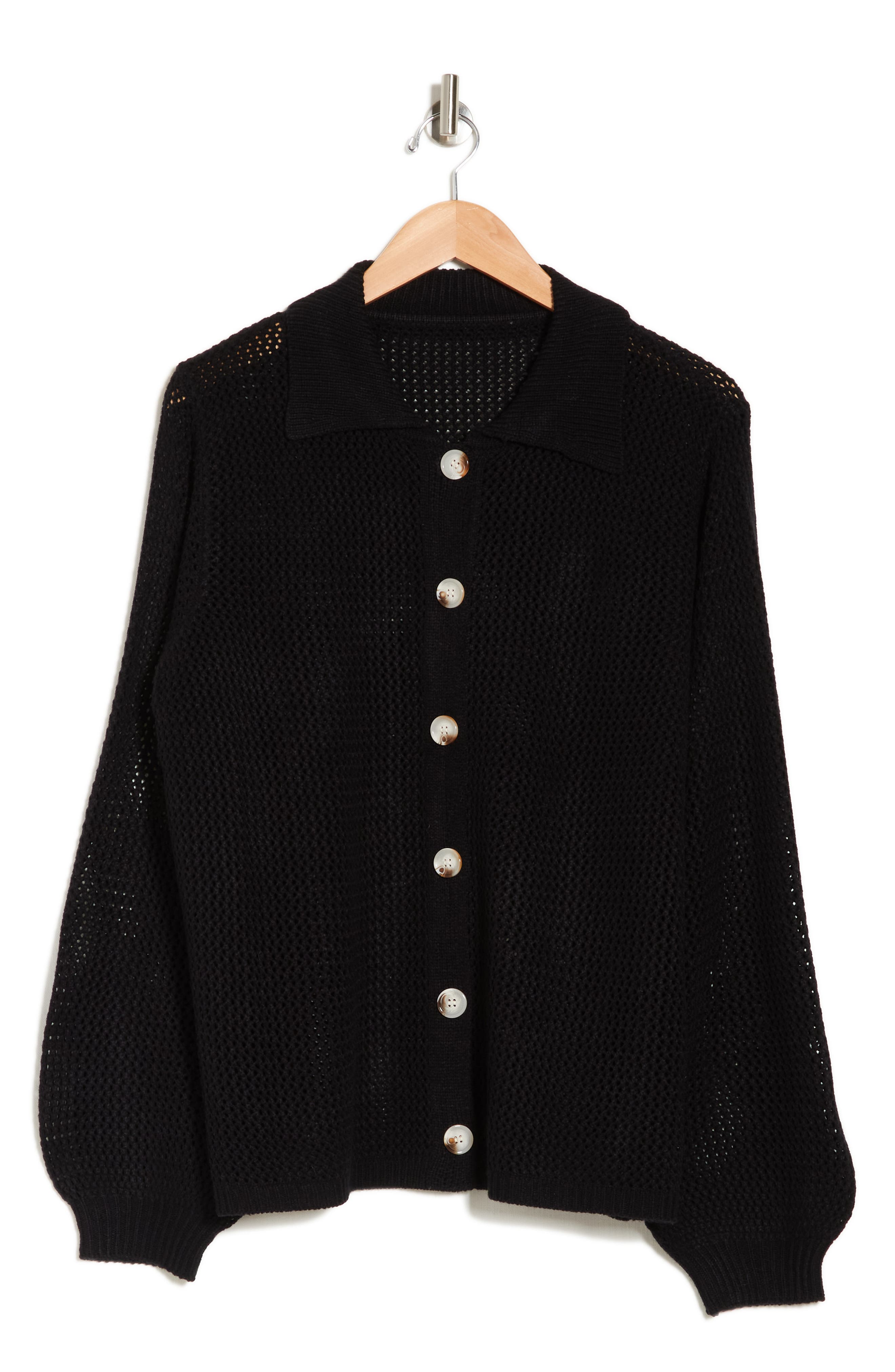 BY DESIGN Jordan Openwork Cardigan | Nordstromrack