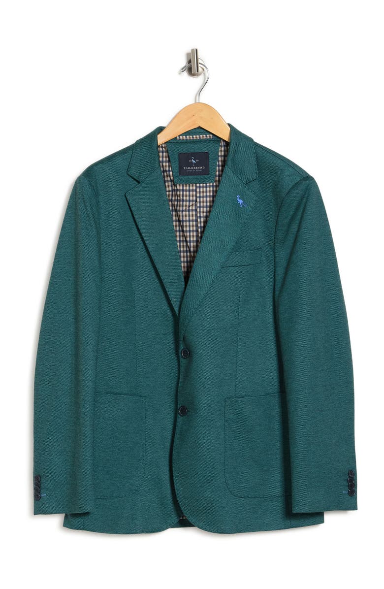 TailorByrd Twill Textured Notch Collar Two Button Jacket | Nordstromrack