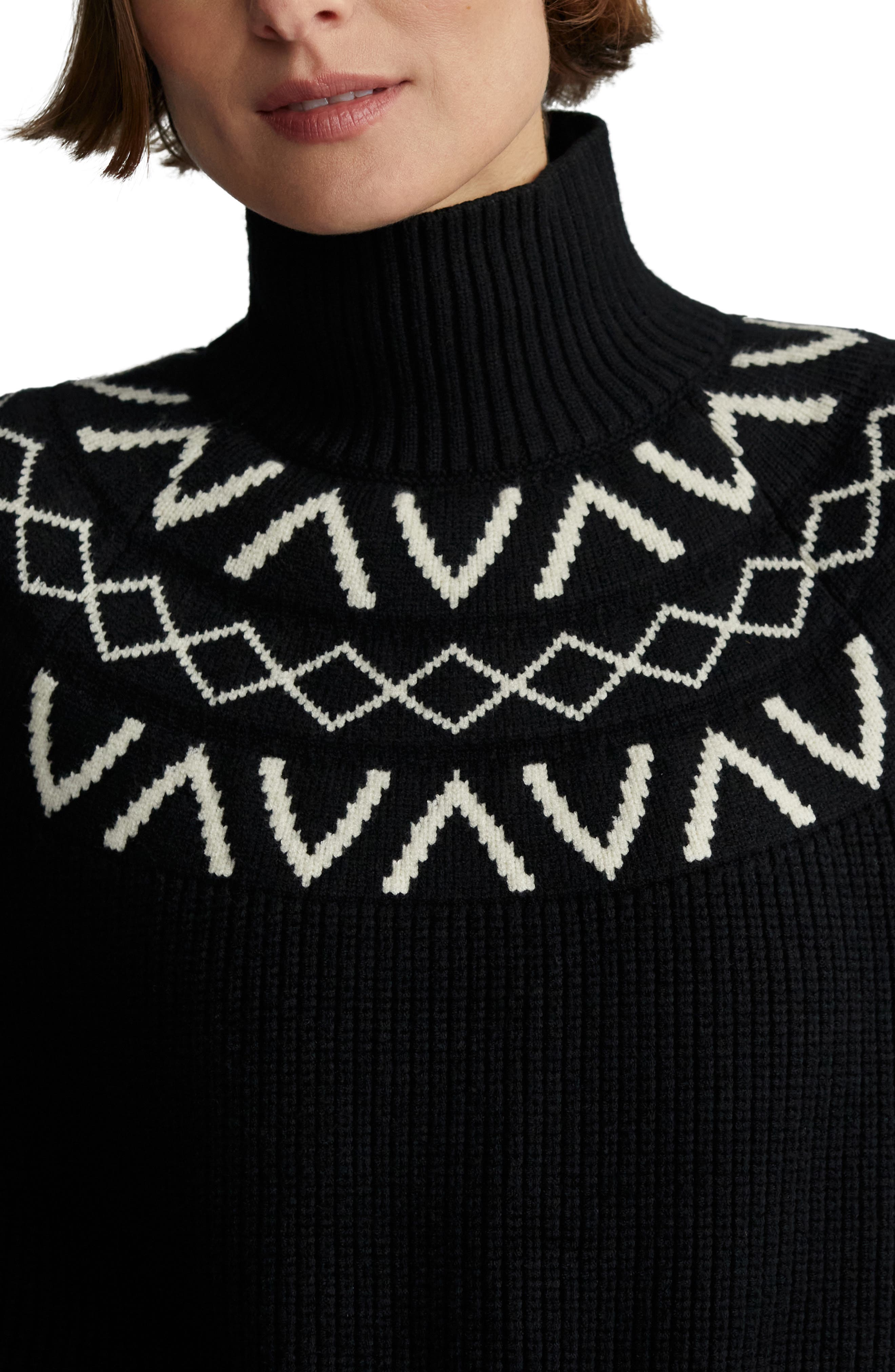 Varley Marcie Fair Isle Mock Neck Sweater | Nordstromrack