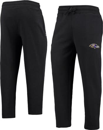 STARTER Men's Black Baltimore Ravens Starter Option Run Sweatpants ...