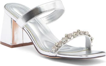 AZALEA WANG Freya Metallic Sandal (Women) | Nordstromrack