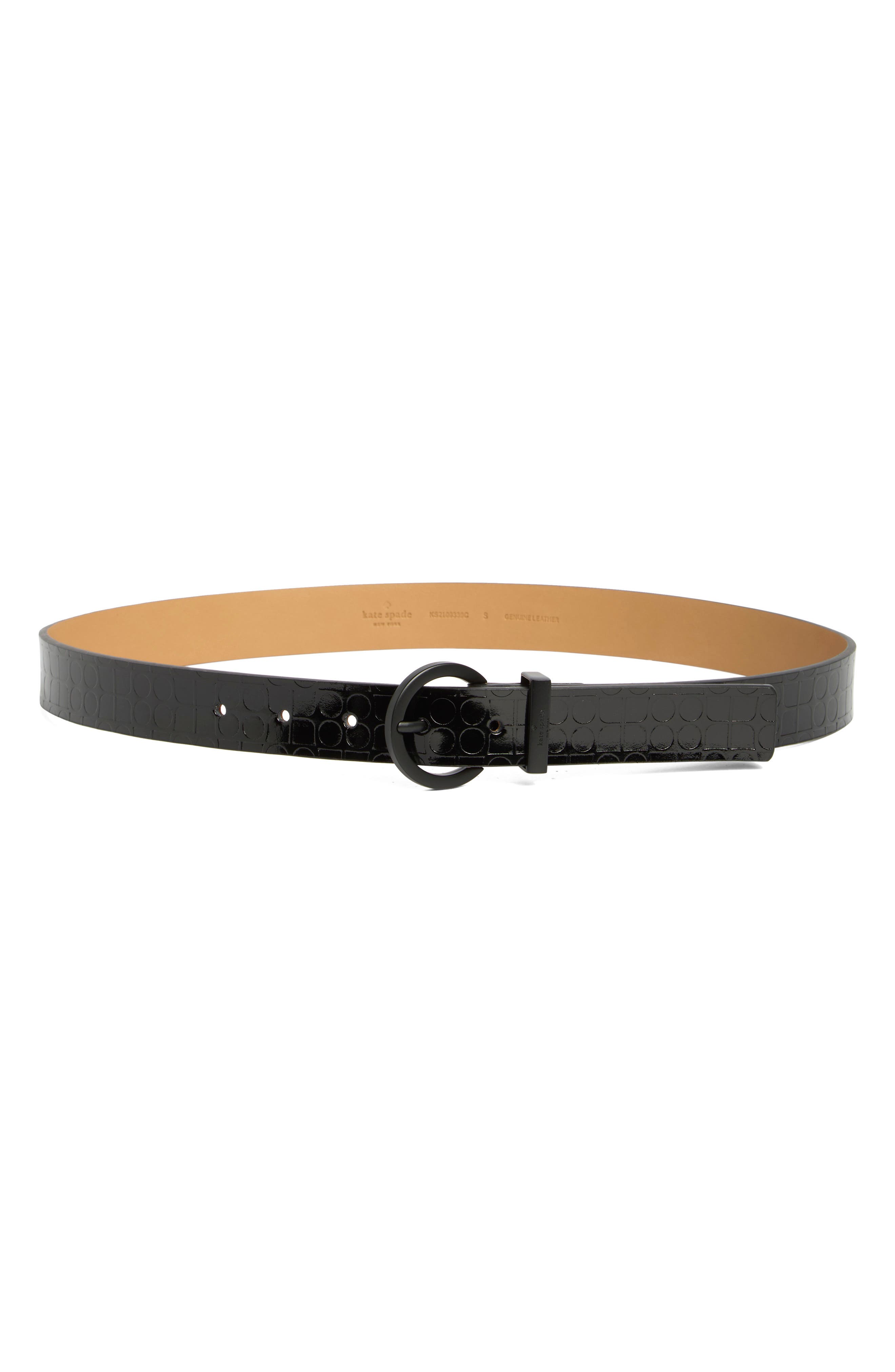 Kate Spade New York noel embossed leather belt | Nordstromrack