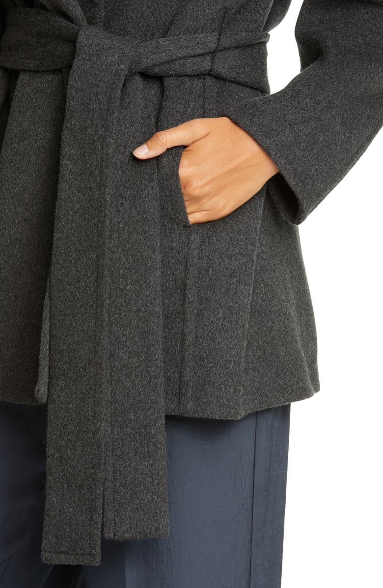 Vince Hooded Wool Blend Coat | Nordstrom