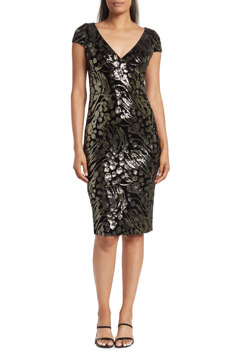 Dress the Population Cap Sleeve Pencil Dress | Nordstromrack