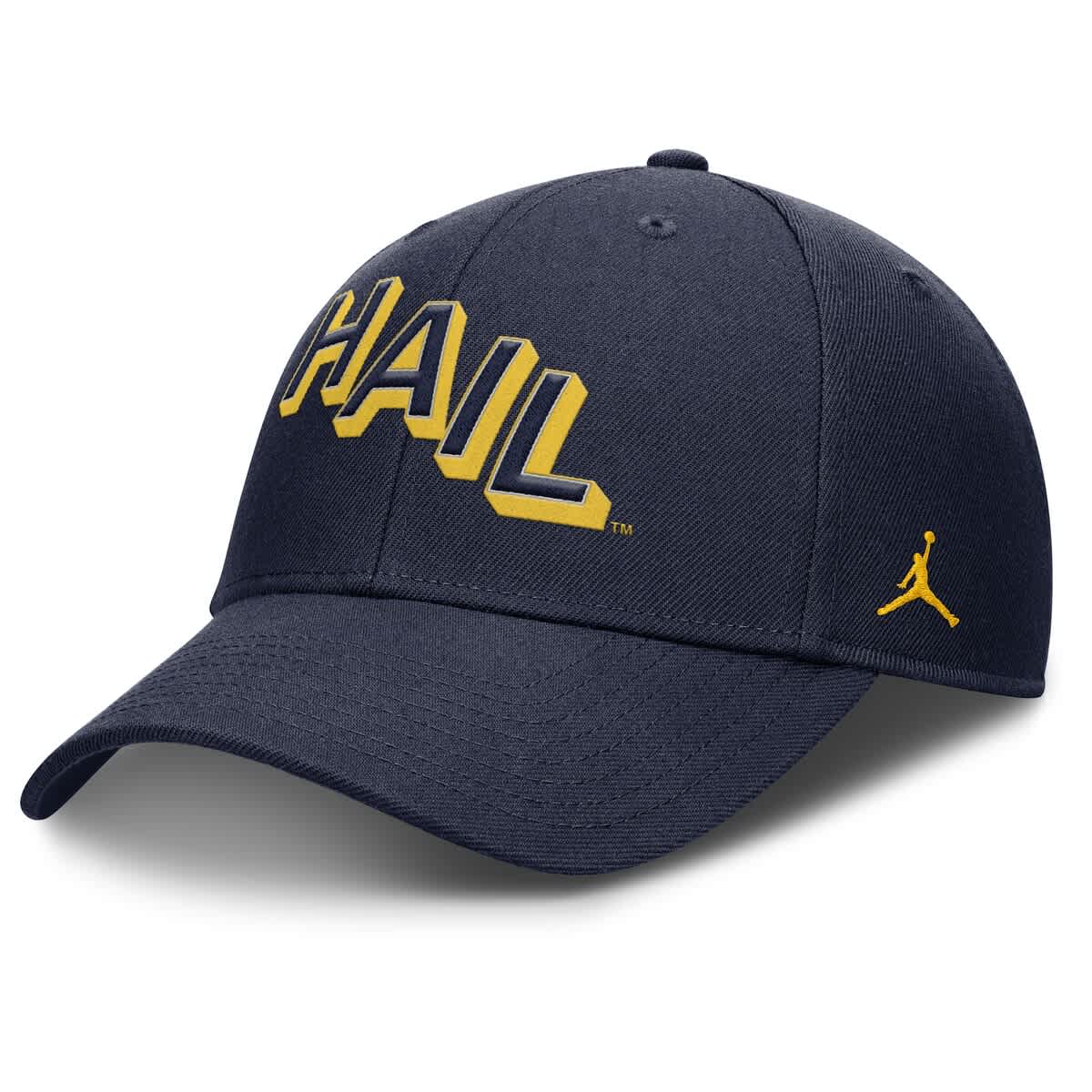 Jordan Brand Men's Jordan Brand Navy Michigan Wolverines Slanted ...