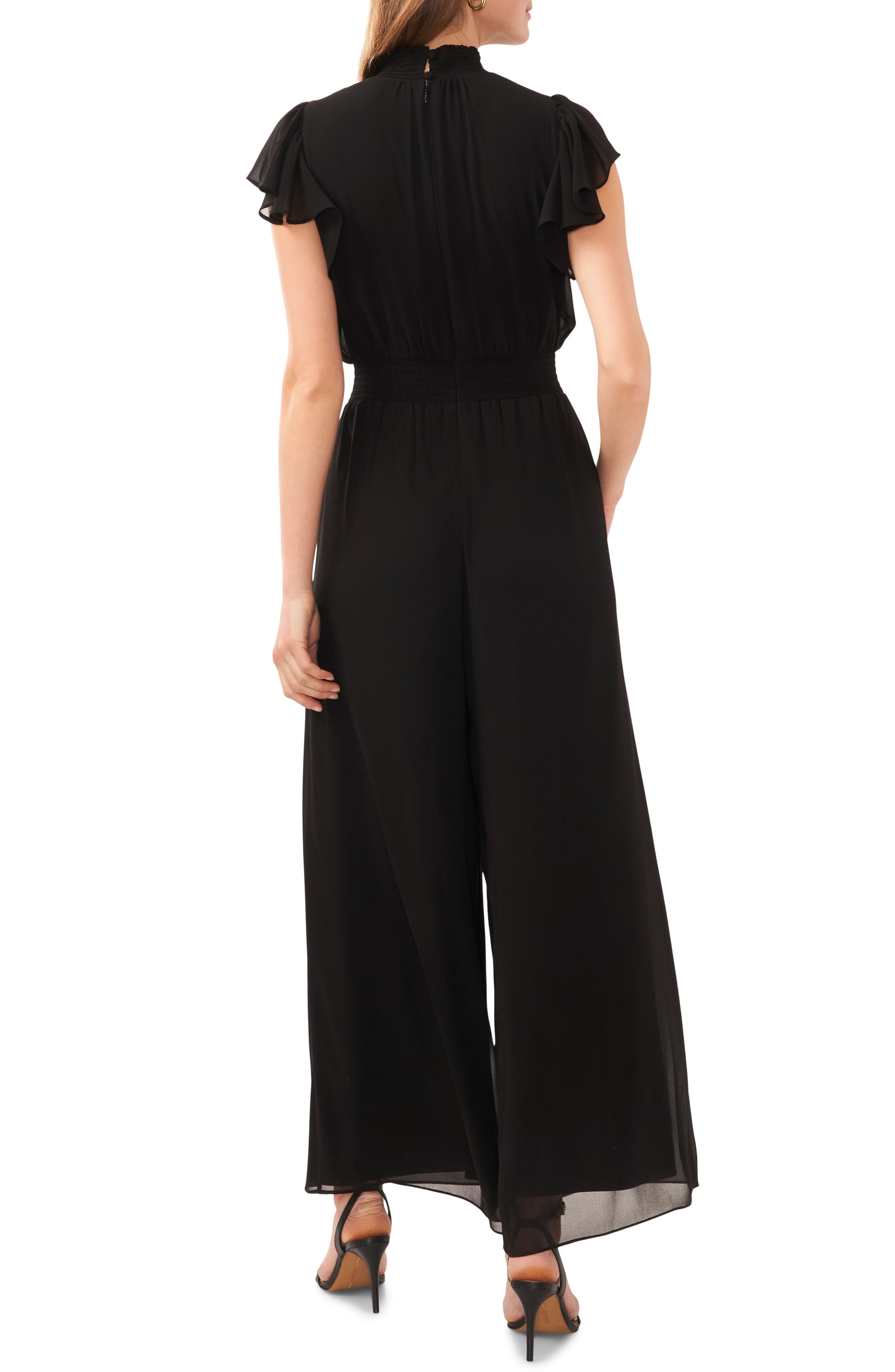 Halogen® Flutter Sleeve Wide Leg Jumpsuit | Nordstromrack