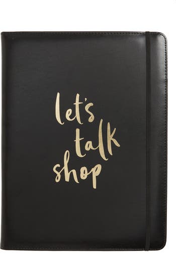 Kate Spade New York let's talk shop notepad folio | Nordstrom
