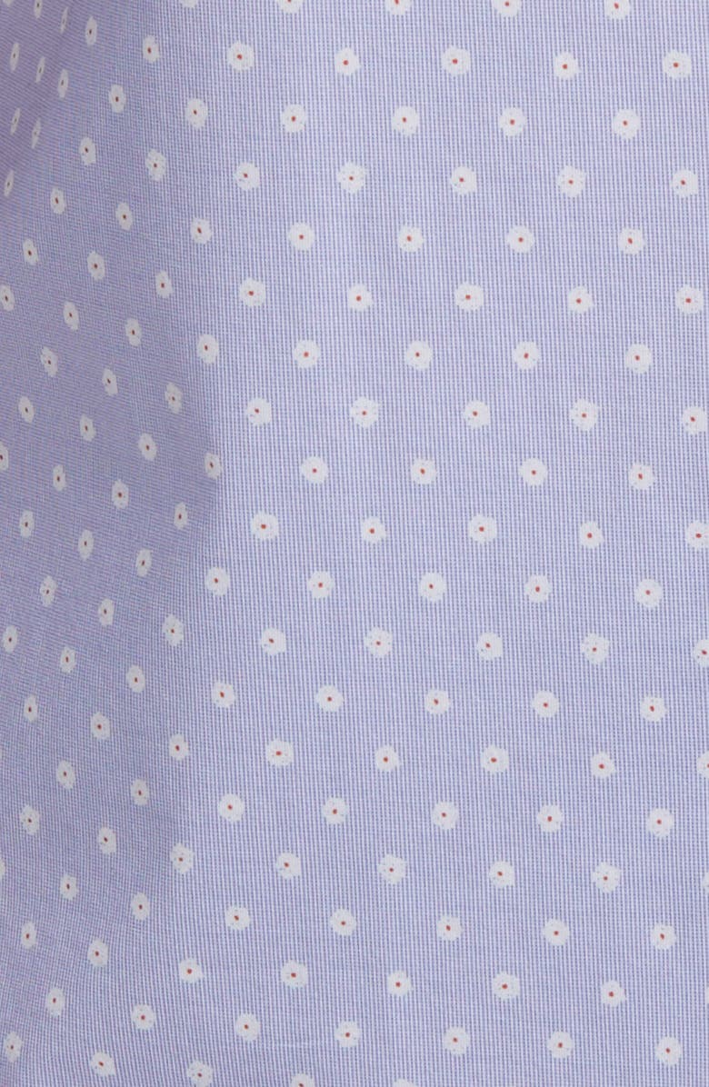 Bugatchi Miles OoohCotton® Dot Print Short Sleeve Button-Up Shirt ...