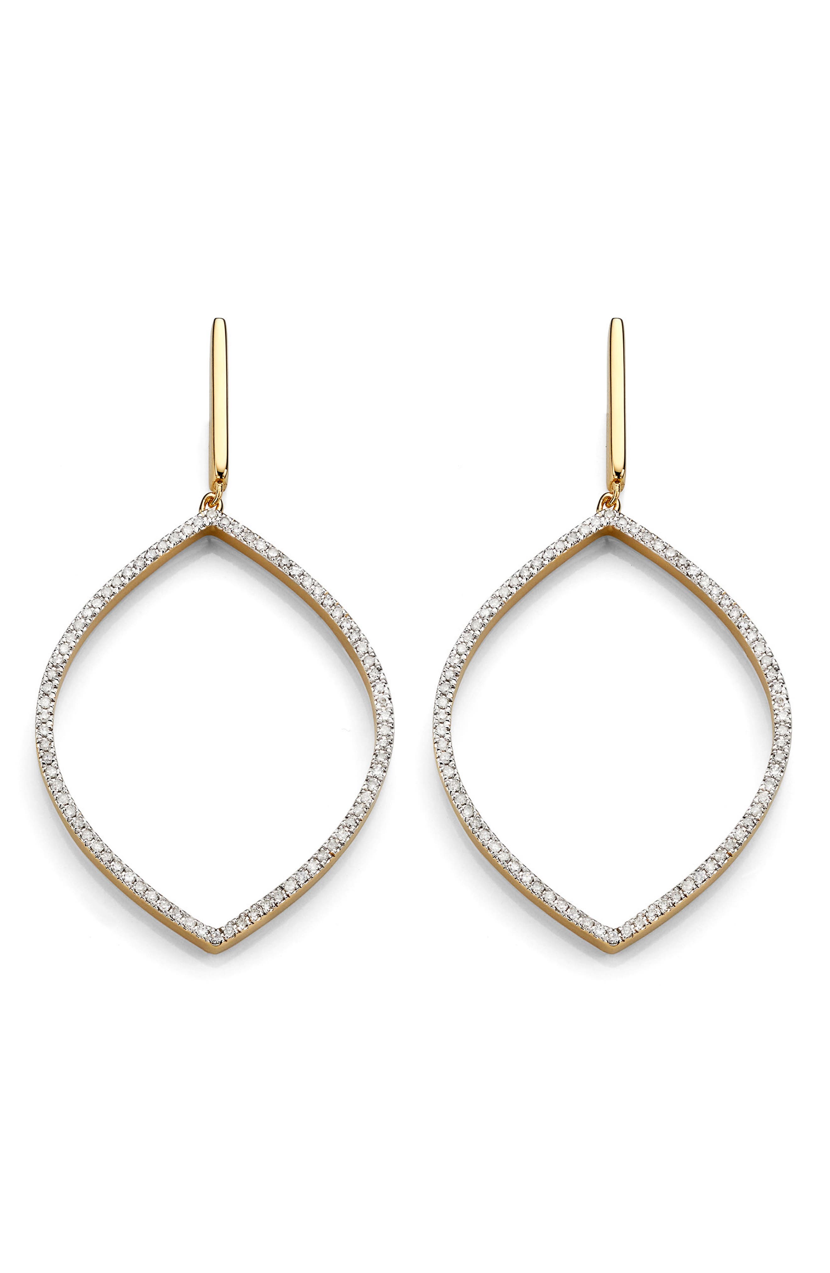 Monica Vinader Naida Marquise Diamond Cocktail Drop Earrings | Nordstrom