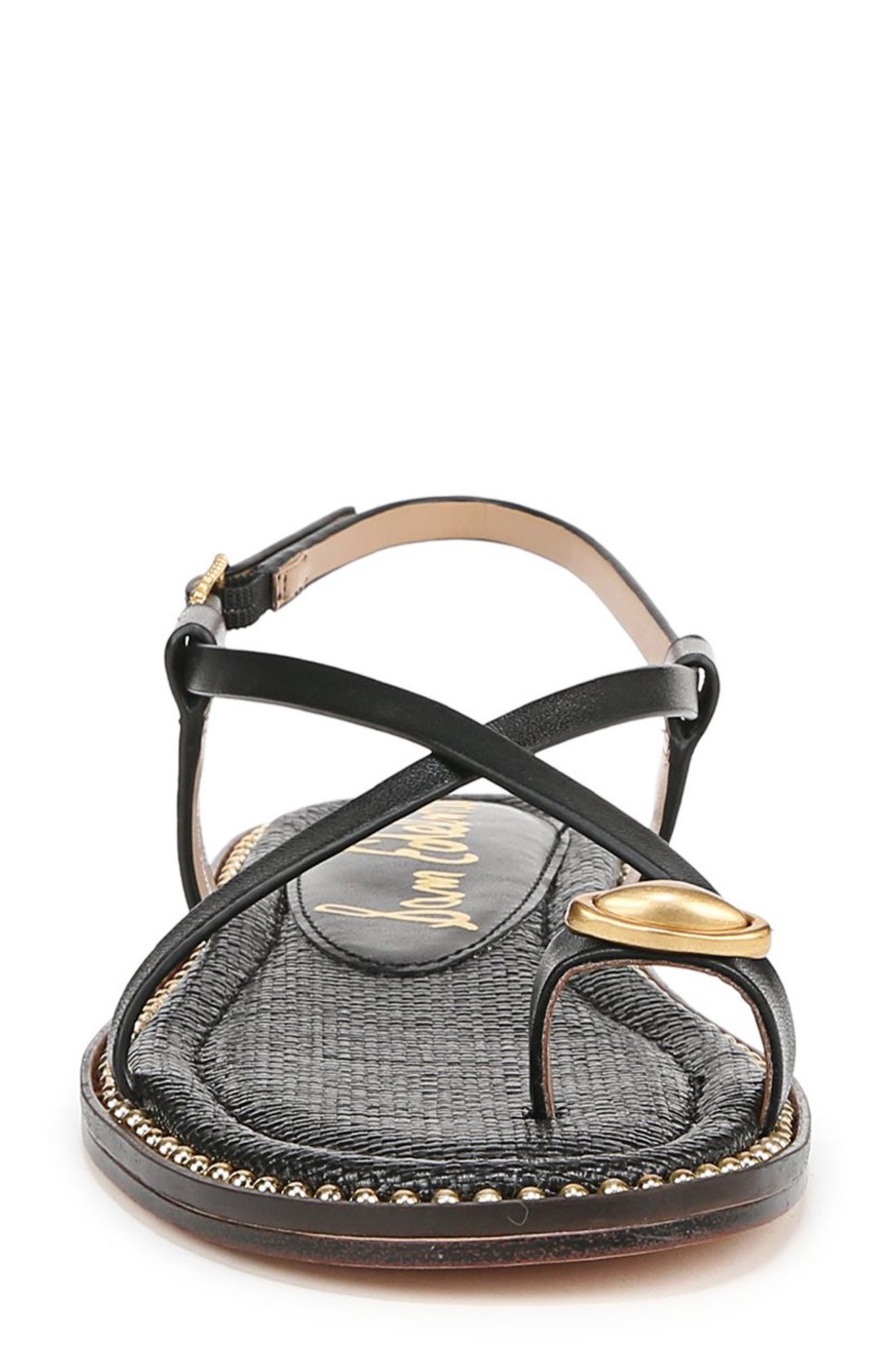 Sam Edelman Tenly Toe Loop Genuine Calf Hair Sandal (Women) | Nordstromrack