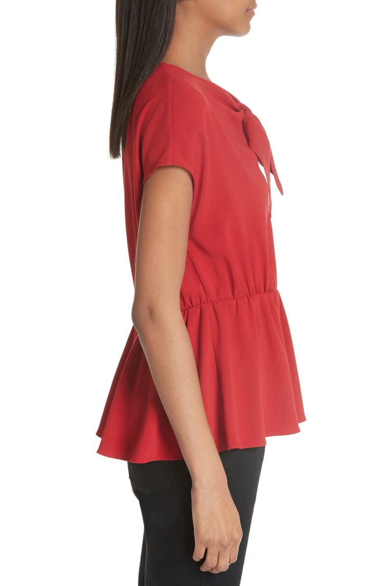 CO Tie Neck Crepe Blouse | Nordstrom