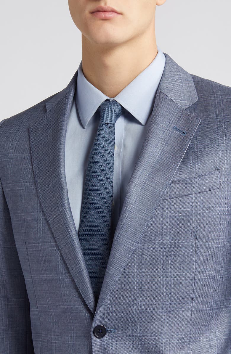 Emporio Armani G-Line Plaid Virgin Wool Suit | Nordstromrack