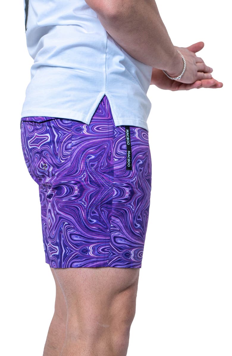 Maceoo Swim Lion Marble Swim Trunks | Nordstromrack