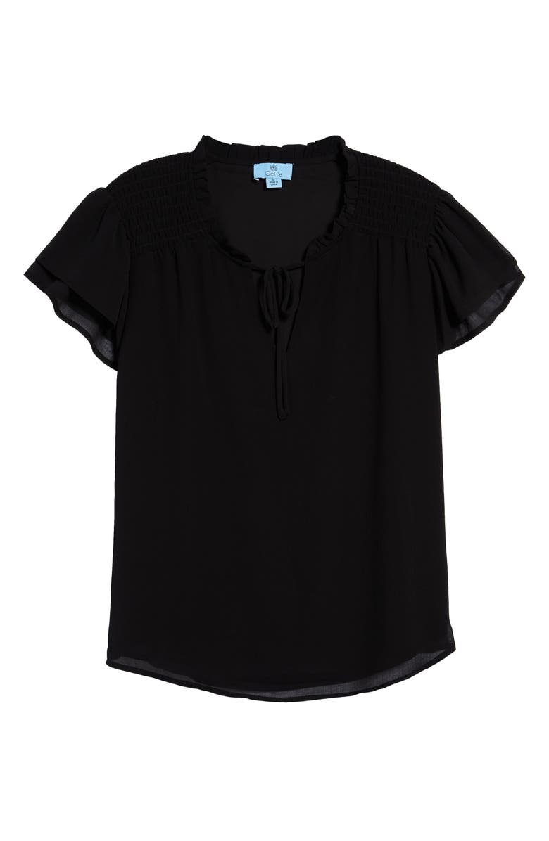 CeCe Smocked Shoulder Ruffle Sleeve Blouse | Nordstromrack