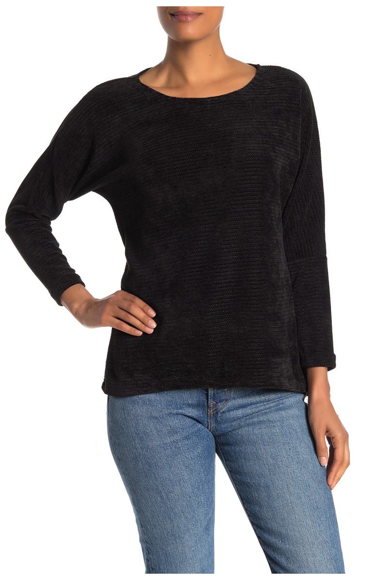CHENAULT Chenille Rib High/Low Pullover Sweater | Nordstromrack