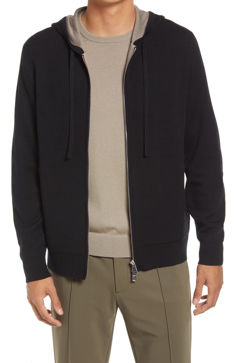 Theory Merino Wool Blend Zip-Up Hoodie | Nordstromrack