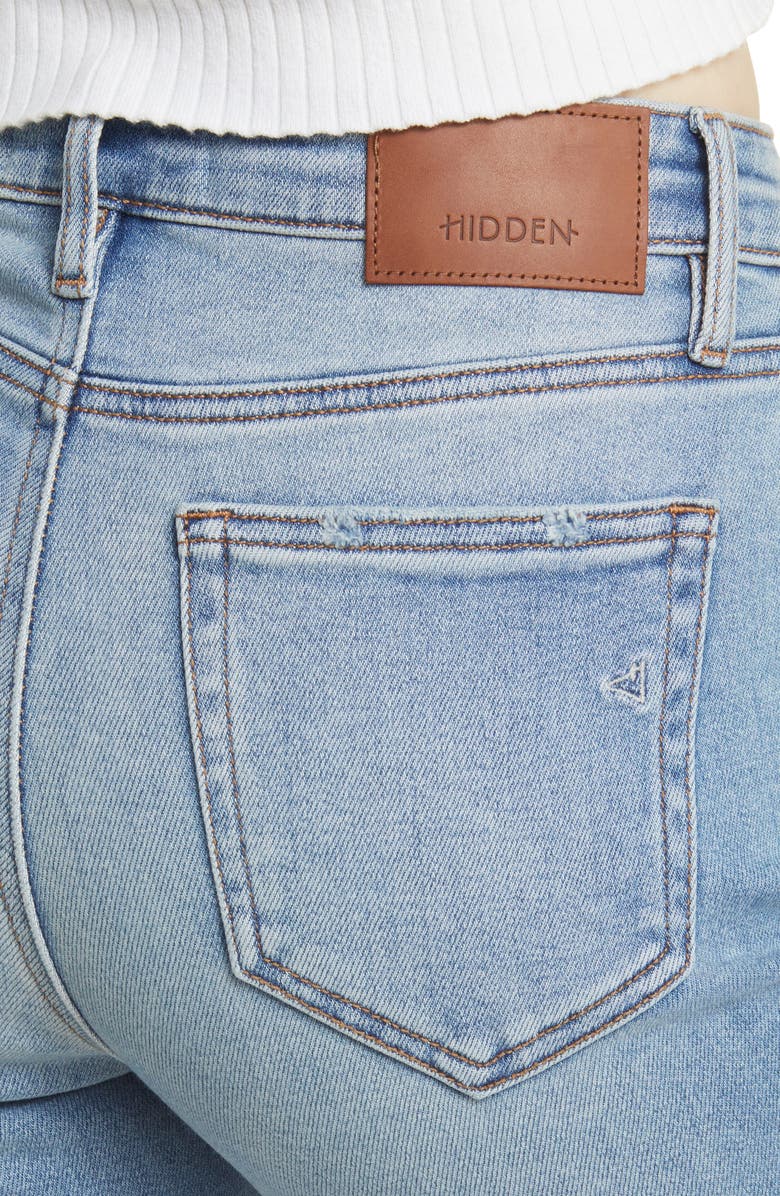 HIDDEN JEANS Tracey High Waist Ankle Straight Leg Jeans | Nordstrom