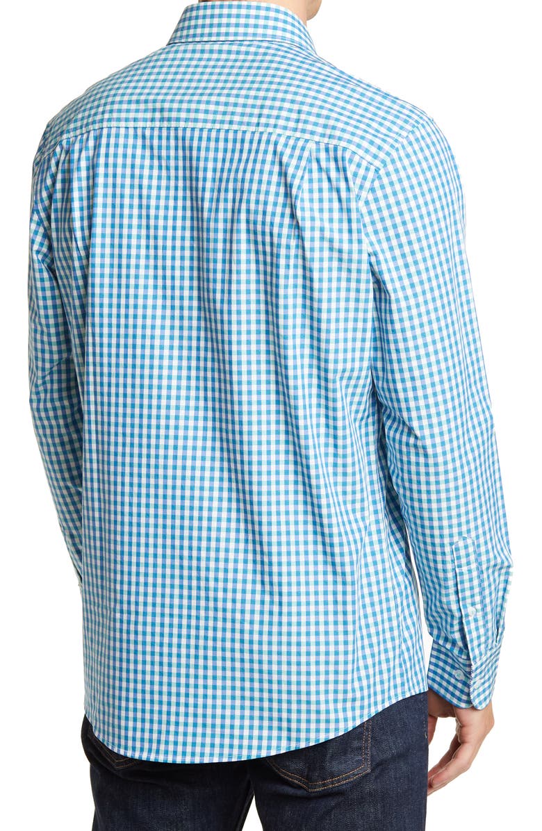 THREAD AND CLOTH JAMES TATTERSALL Checker Dobby Trim Fit Shirt ...