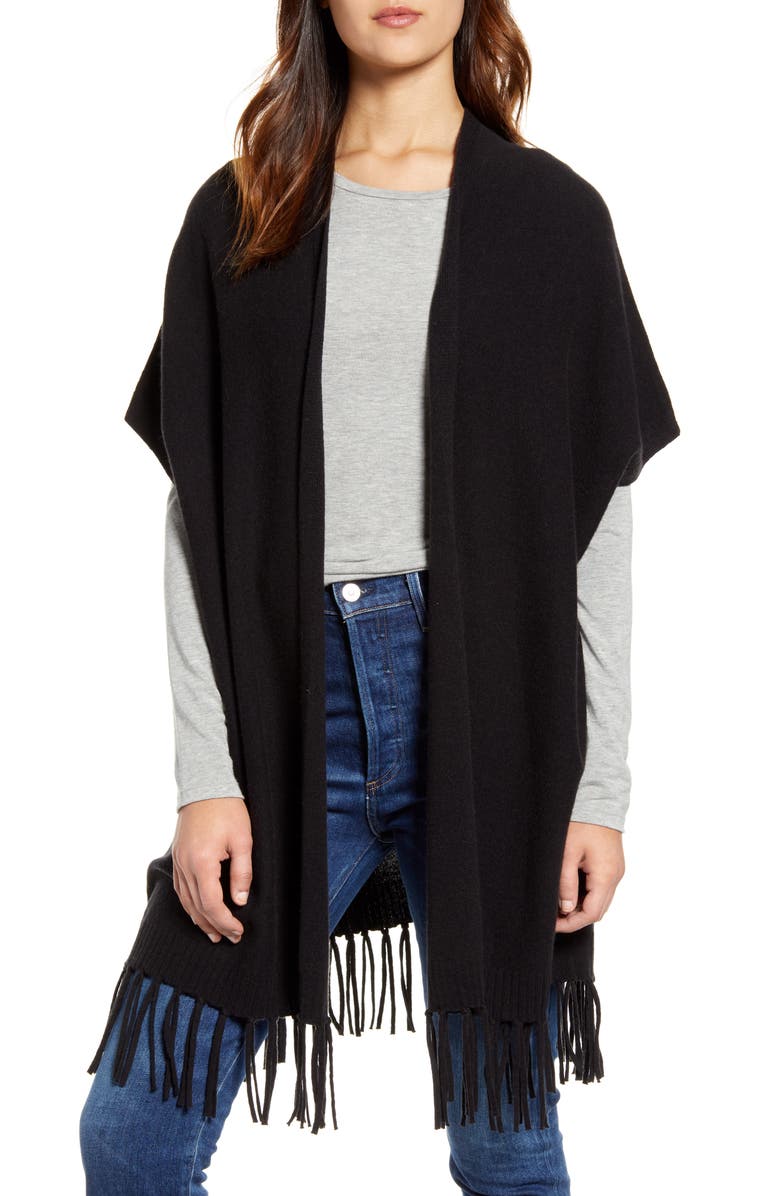 Tommy Bahama Serena Fringe Wool & Cashmere Cardigan | Nordstromrack