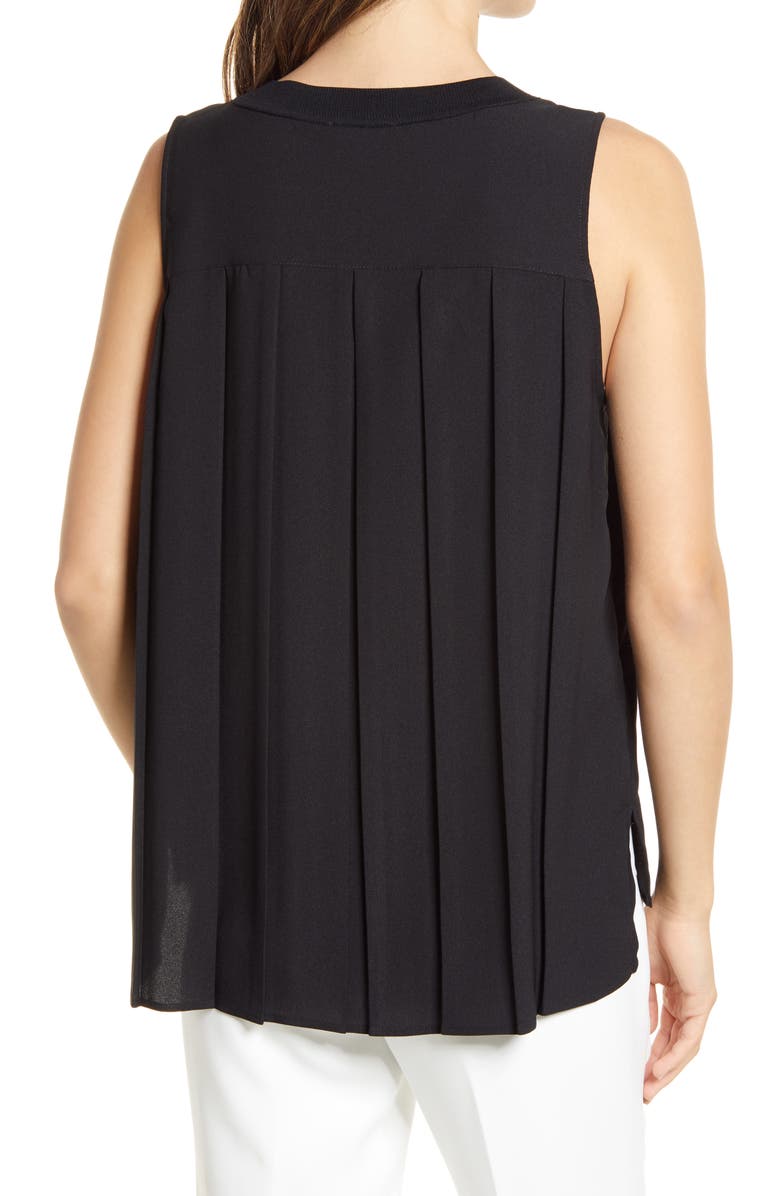 Nordstrom Pleat Back Sleeveless Woven Top | Nordstromrack