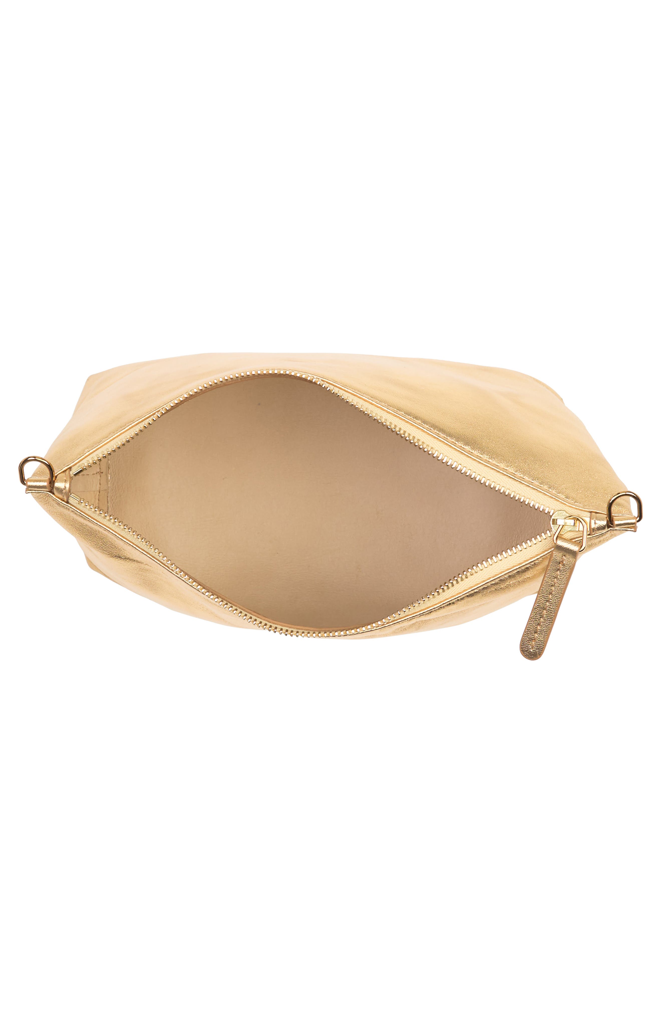 Mansur Gavriel Hera Metallic Leather Shoulder Bag | Nordstromrack