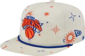New Era Men's New Era Cream New York Knicks Lunar Golfer Snapback Hat ...
