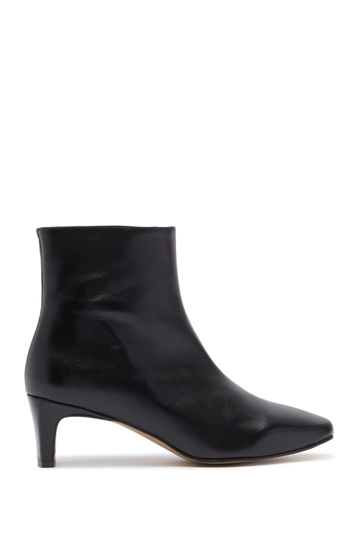 INTENTIONALLY BLANK Las Pepper Square Toe Thin Block Heel Bootie ...