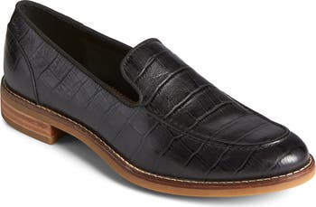 Sperry Fairpoint Croc Embossed Loafer (Women) | Nordstrom