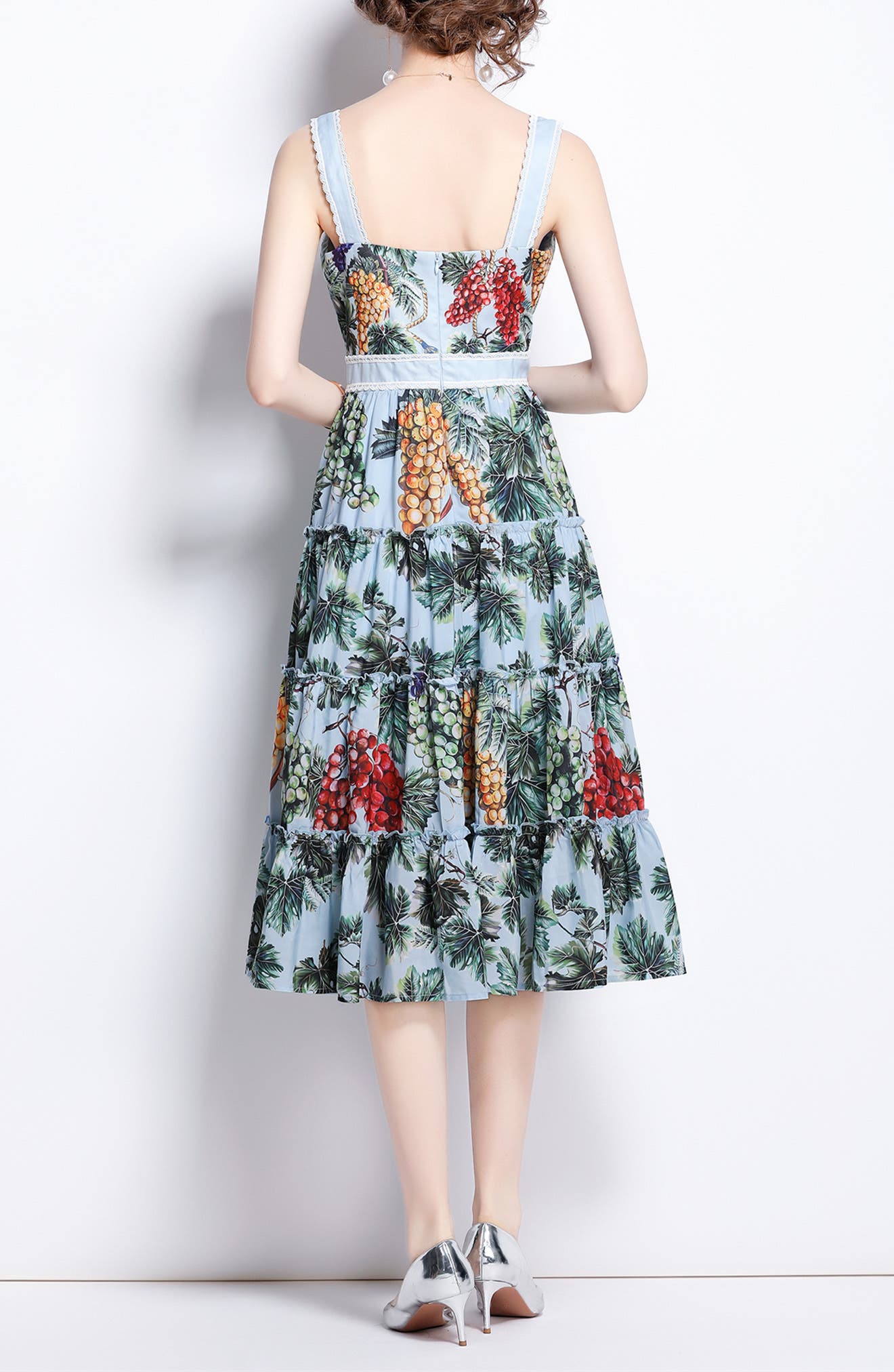 KAIMILAN Grape Vine A-Line Dress | Nordstromrack