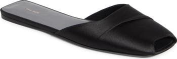 The Row Milla Satin Slide Sandal (Women) | Nordstromrack