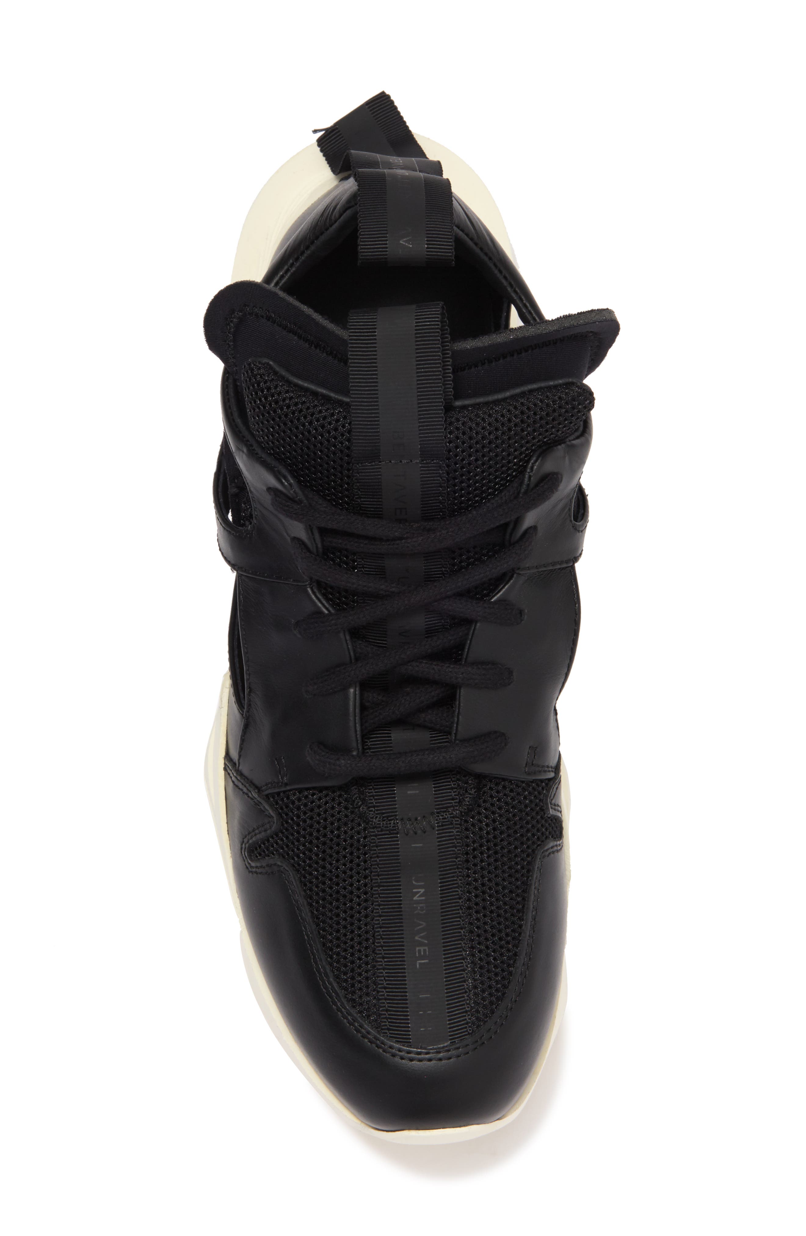 UNRAVEL PROJECT Cutout Sneaker - Black | Nordstromrack