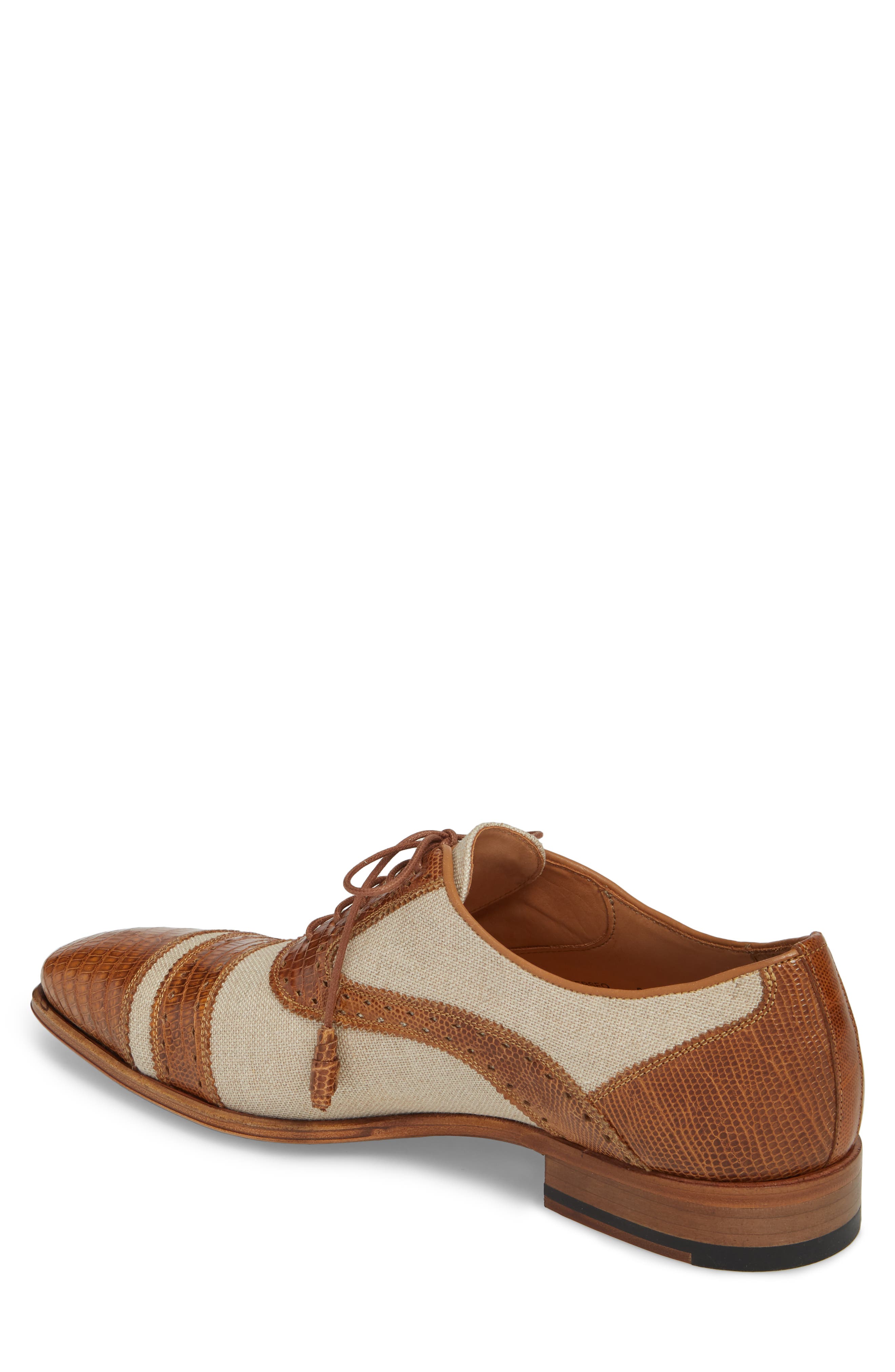 Mezlan Perseo Lizard Spectator Derby (Men) | Nordstrom
