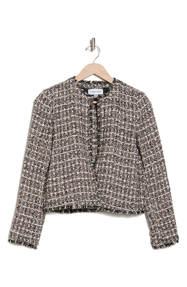 Calvin Klein Novelty Tweed Jacket | Nordstromrack