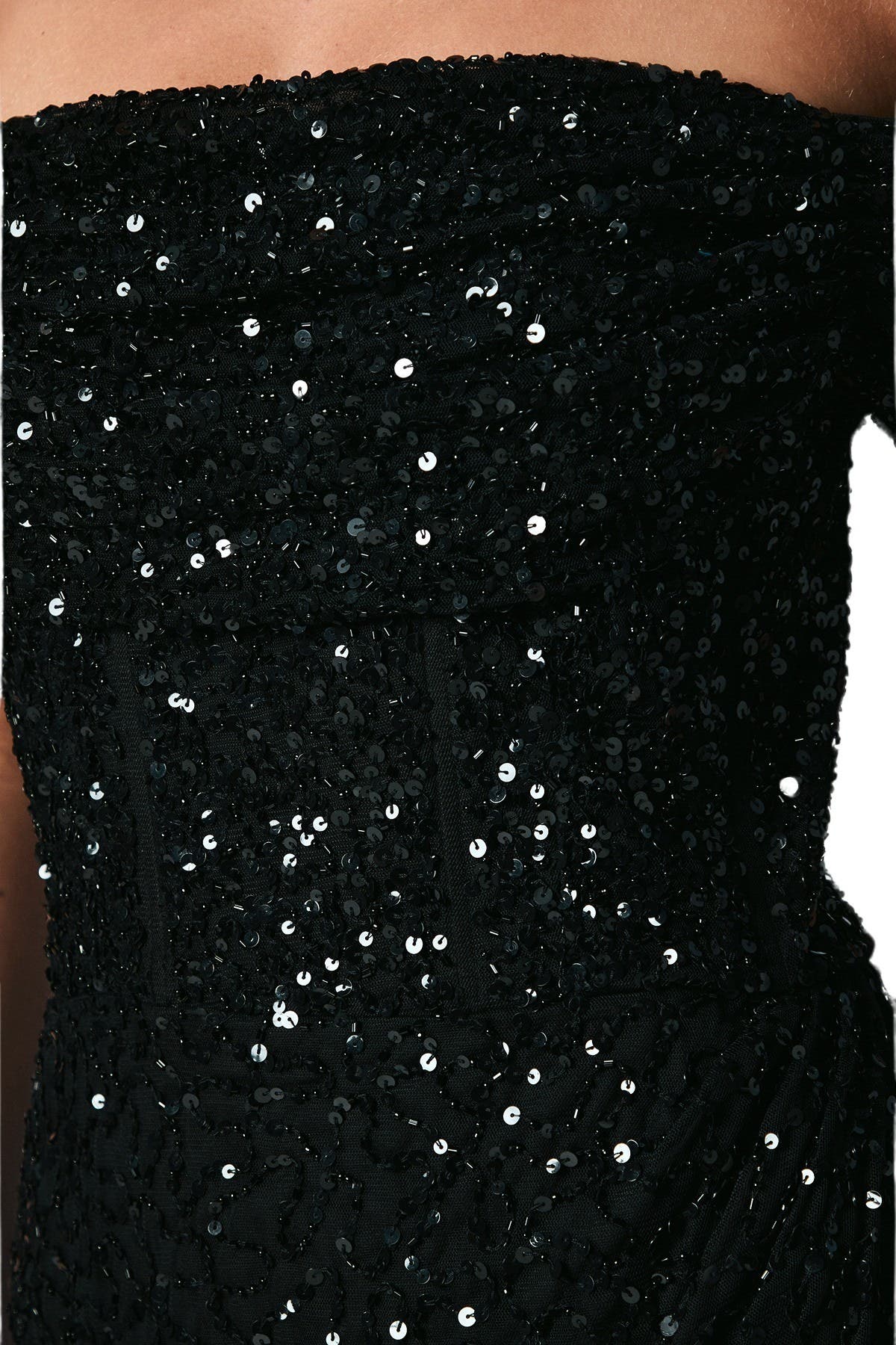 Coast Sequin Bardot Maxi Bridesmaid Dress | Nordstrom