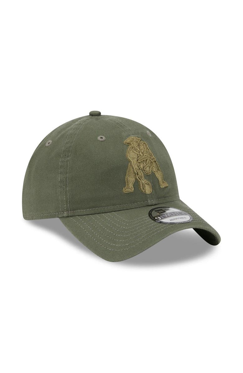 New Era Men's New Era Olive New England Patriots Historic Logo Core ...