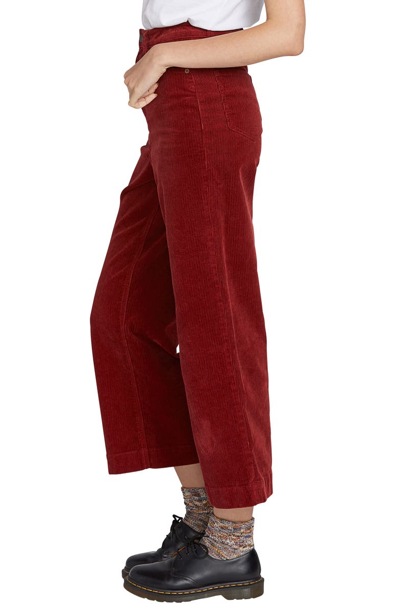 Volcom Oh My Cord Wide Leg Crop Pants | Nordstrom