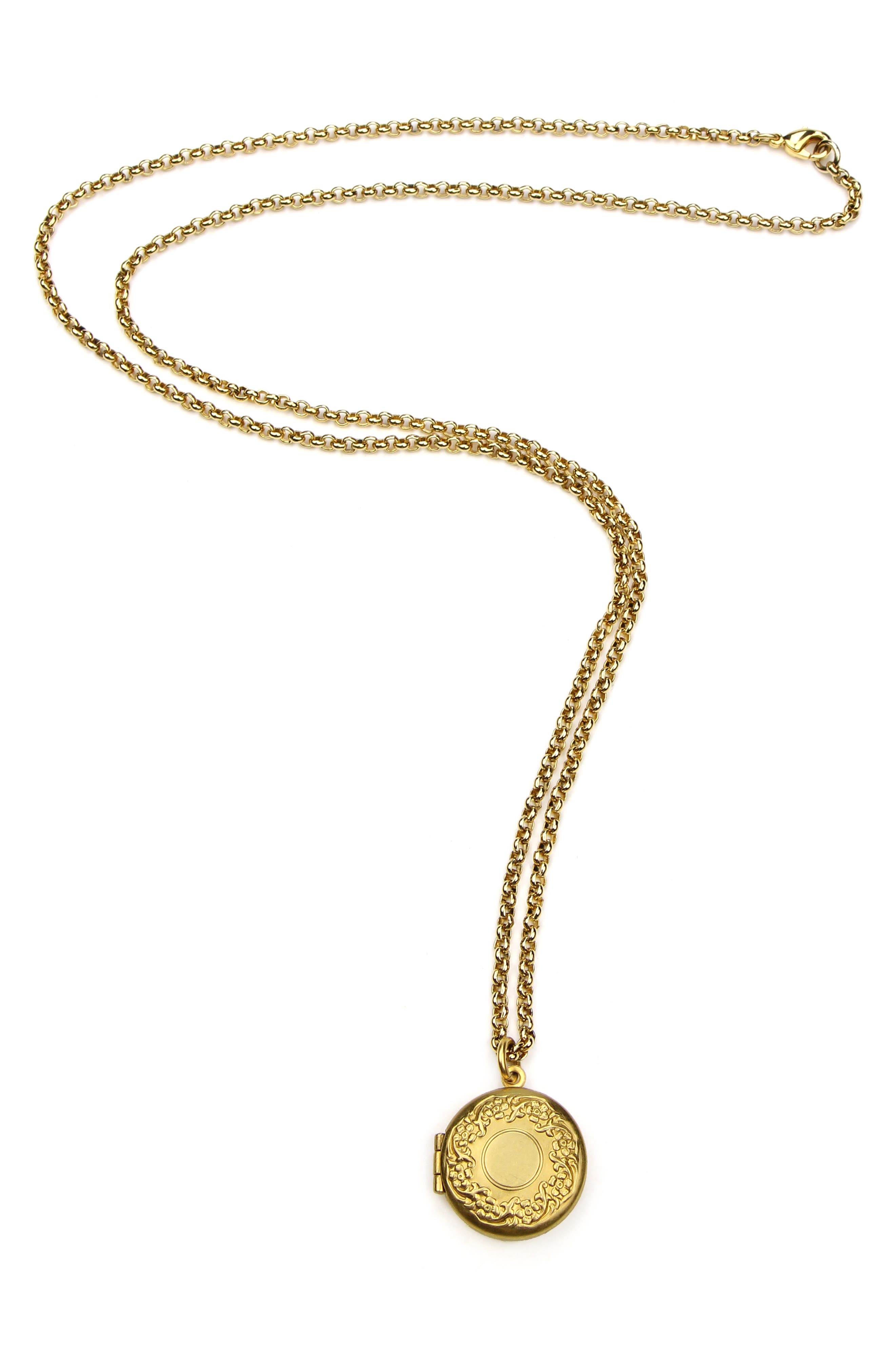 Ben-Amun Locket Pendant Necklace | Nordstrom