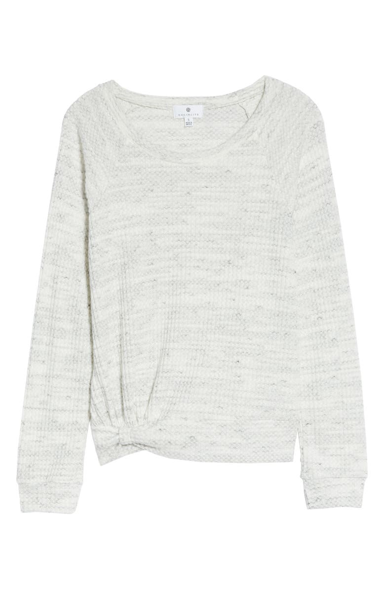 Socialite Waffle Knit Pullover | Nordstromrack