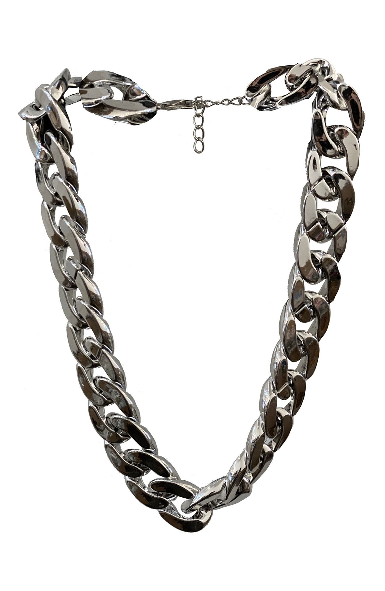 DOGS OF GLAMOUR Caesar Thick Chain Silver Pendant - Medium | Nordstromrack