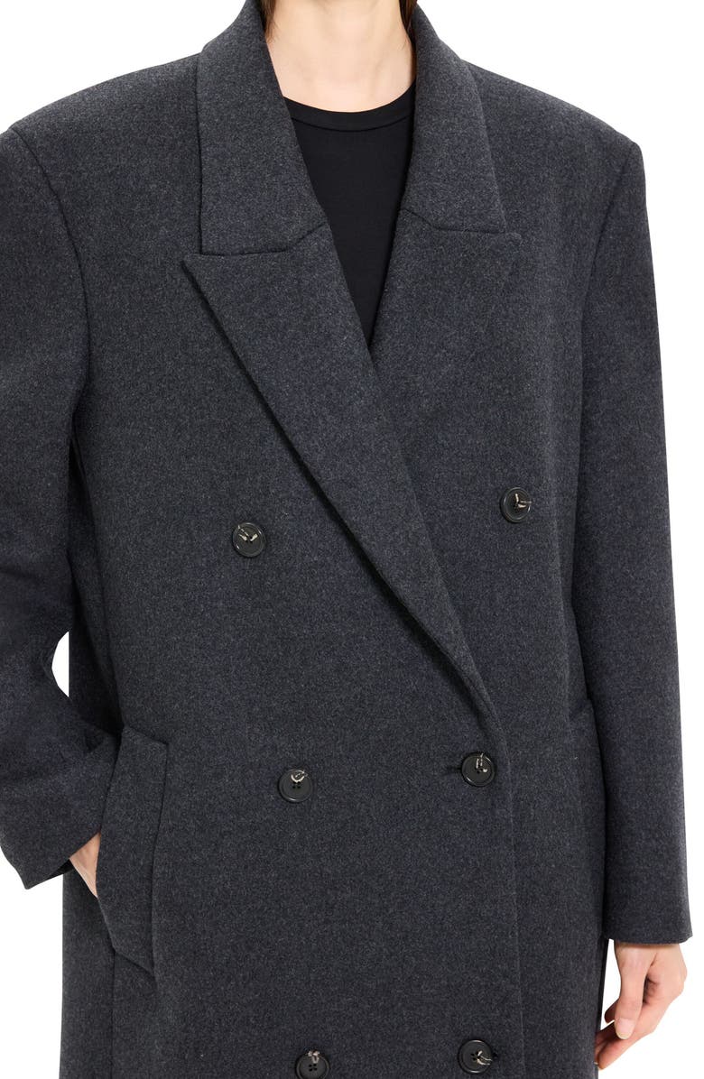 Theory Double Breasted Wool Coat | Nordstromrack