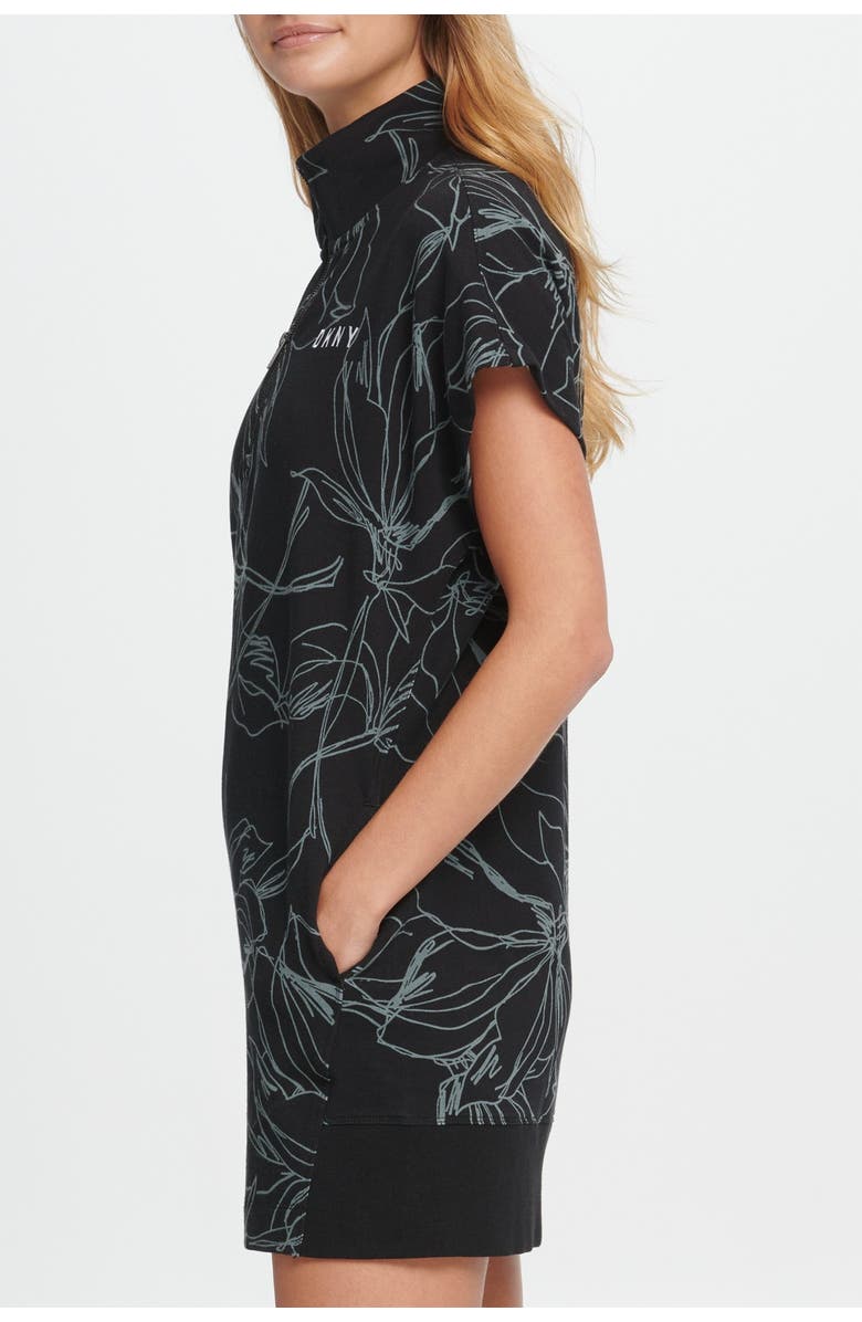 DKNY Printed Half Zip Dress | Nordstromrack