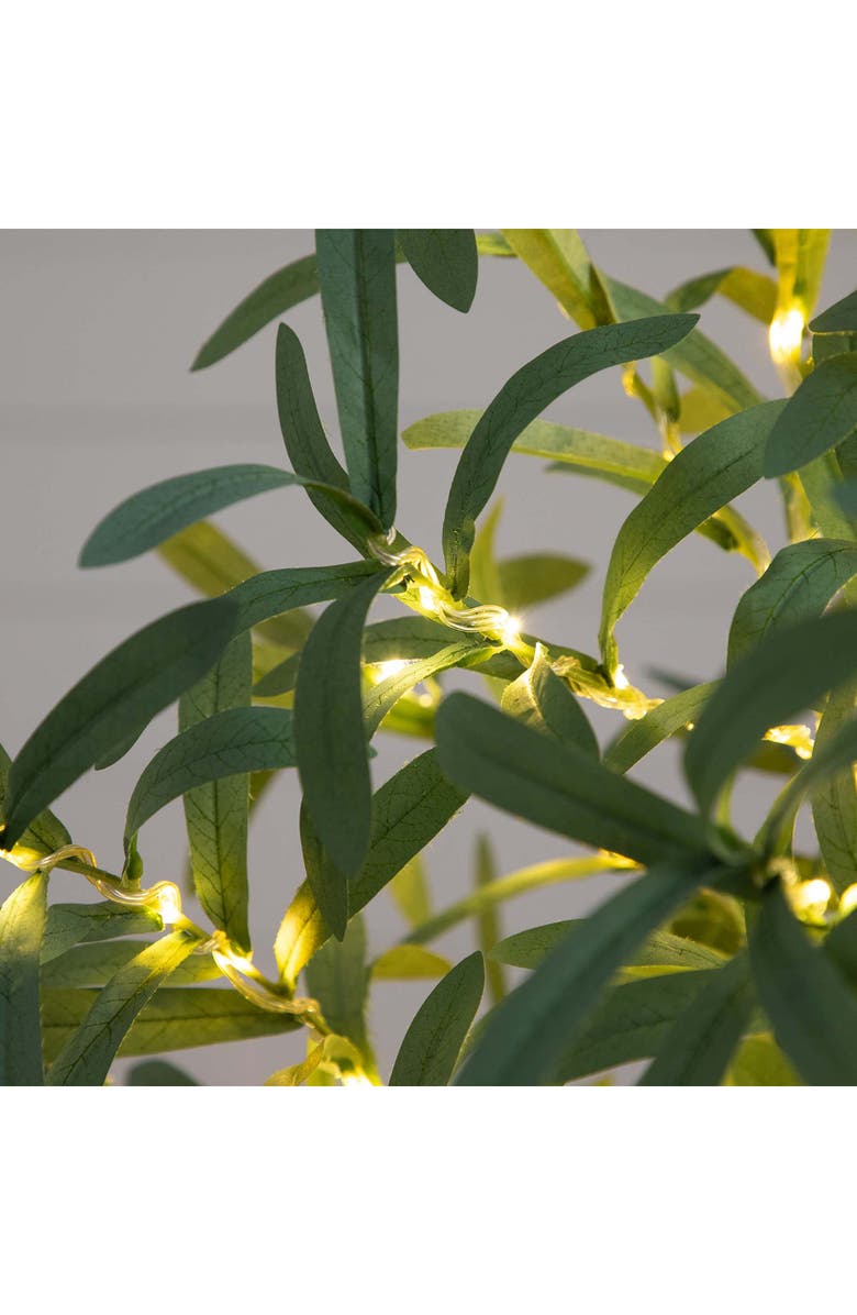 NEARLY NATURAL 4-Foot Pre-Lit Artificial Olive Tree | Nordstromrack